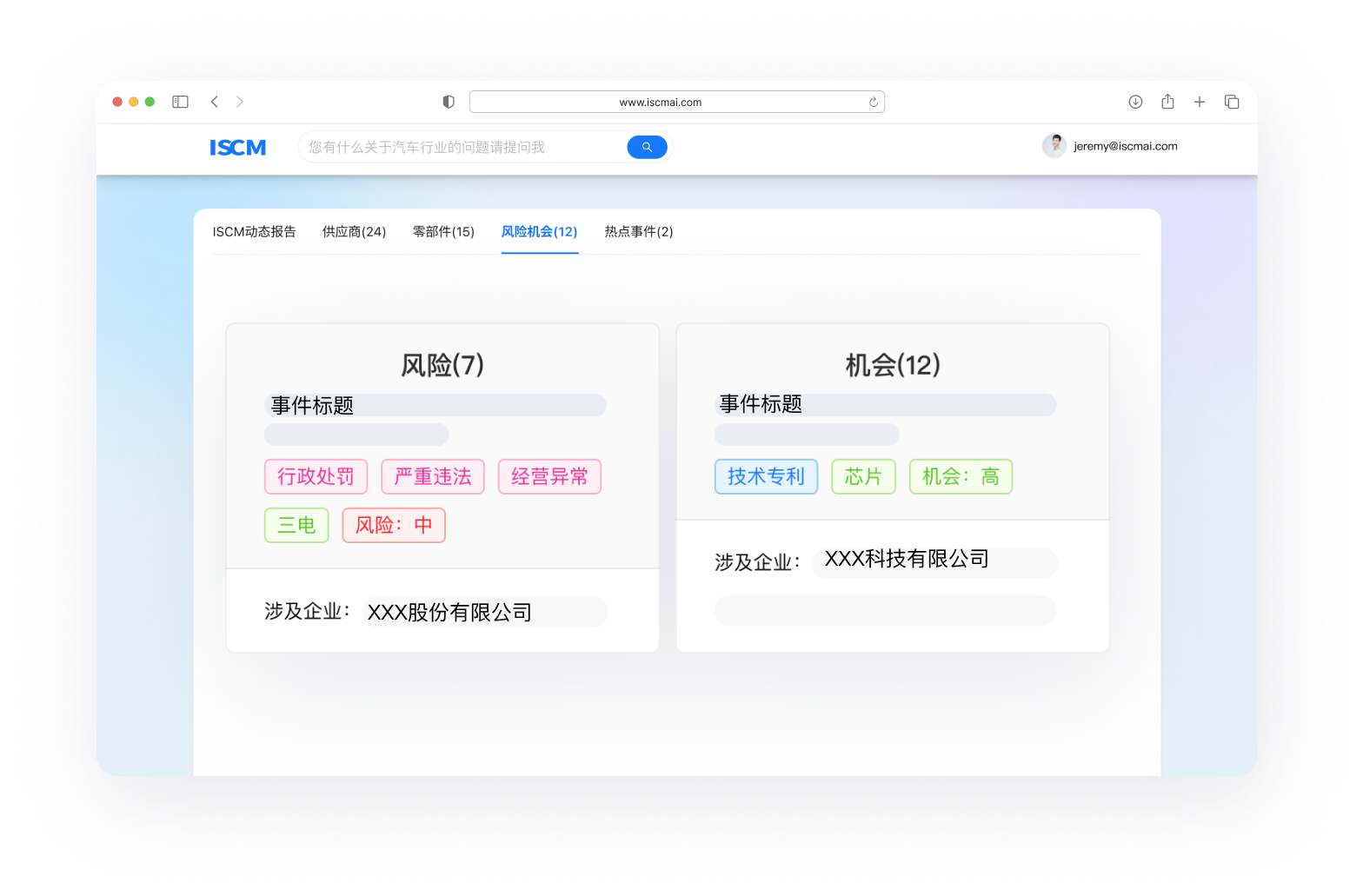 ISCM智慧供应链管理平台